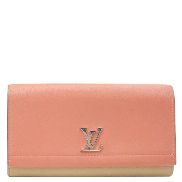 Louis Vuitton | Bags | Louis Vuitton Lockme Ii Calfskin Leather Wallet ...